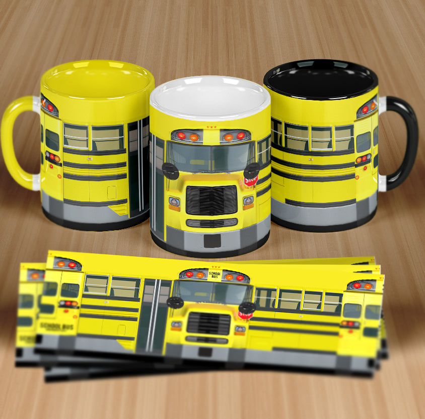 School Bus Coffee Mug and Tumbler – Kellys Custom Kreations